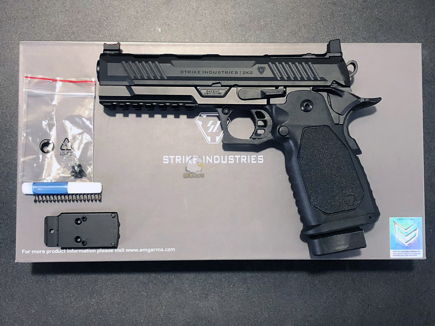 【翔準AOG】EMG SI 2KA HI-CAPA GBB 後座力瓦斯手槍 BB槍 翔準國際生存遊戲官方網站AIRSOFT HI-CAPA EMG 瓦斯槍 手槍 GBB